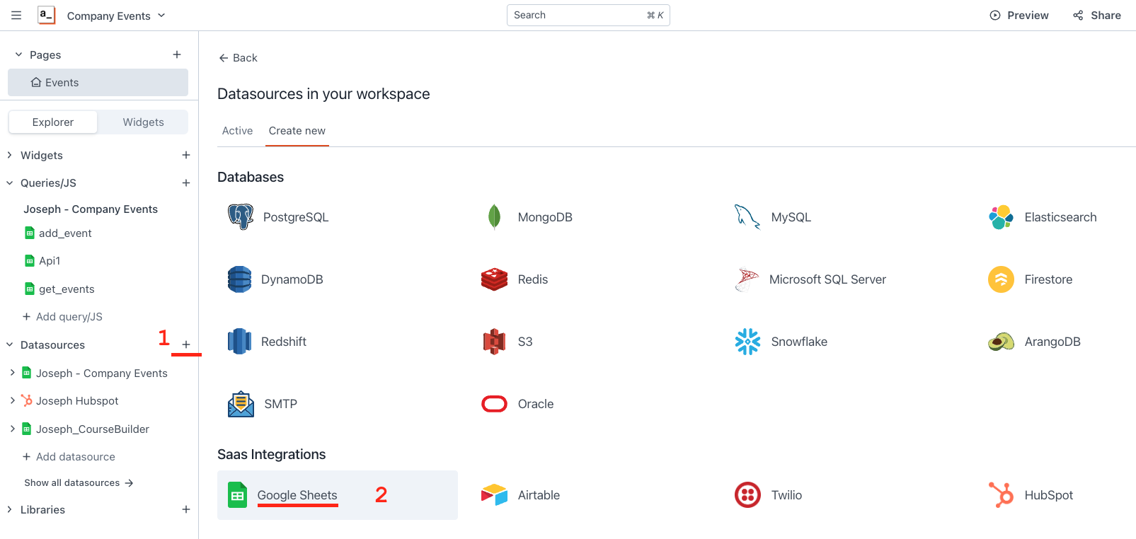 Building a CRUD App with Google Sheets | Appsmith Community Portal